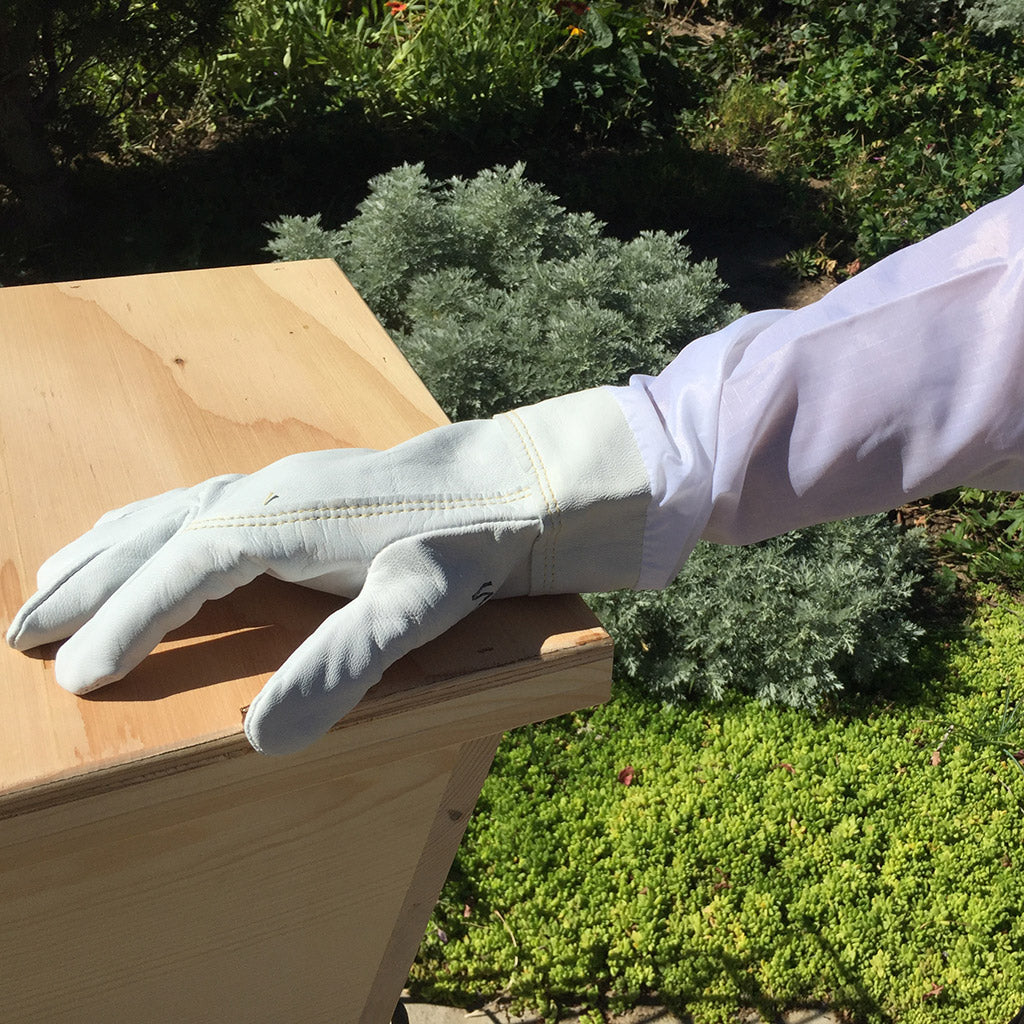 Premium Leather Beekeeping Gloves - BackYardHive