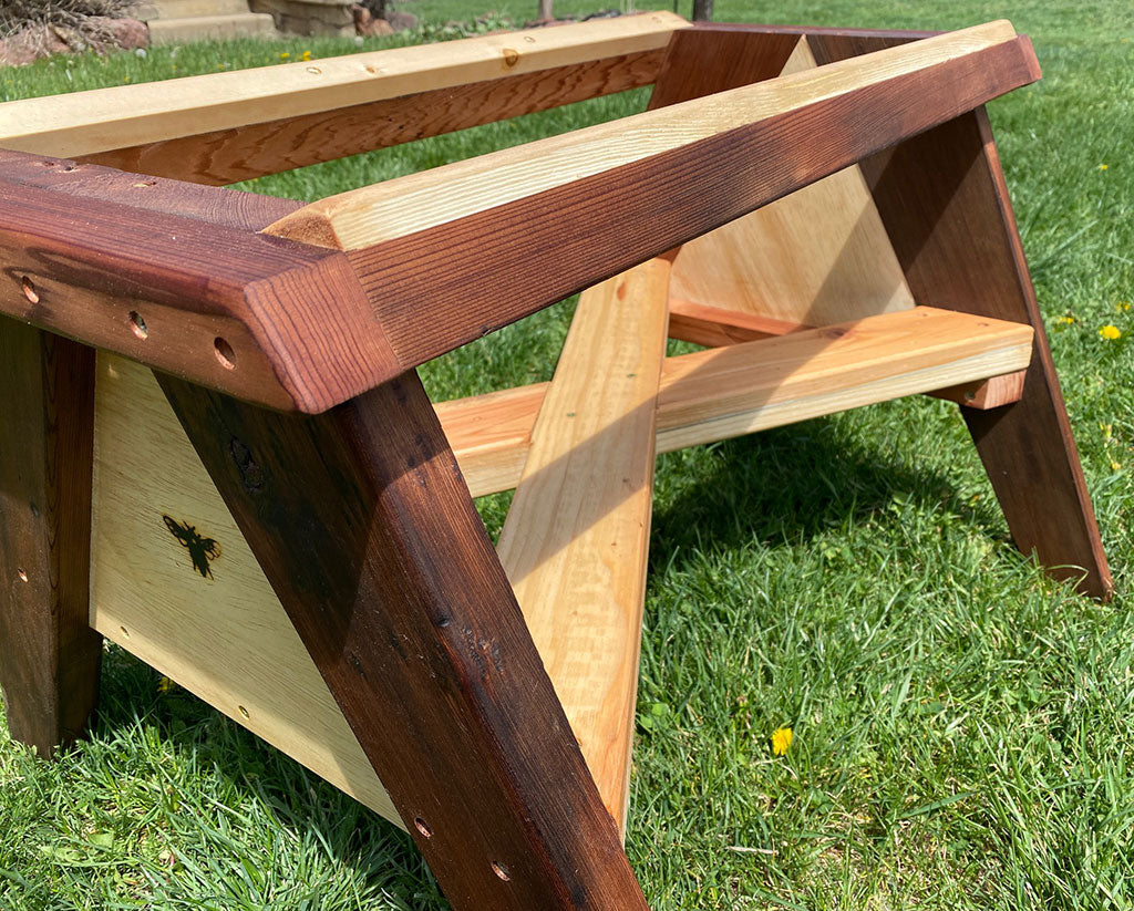 Cathedral Hive & Golden Mean Hive Stand - BackYardHive